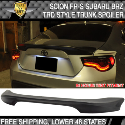 Fit 13-20 Scion FRS/Subaru BRZ/Toyota 86 ABS Tr-D Style Trunk Rear ...