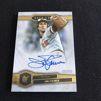 2021 Topps Five Star Jim Palmer Auto Autograph #FSA-JP Orioles | eBay