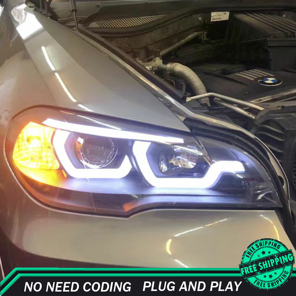 For BMW X5 E70 Headlight Assemblies 2007-2013 HID Xenon Beam Projector ...