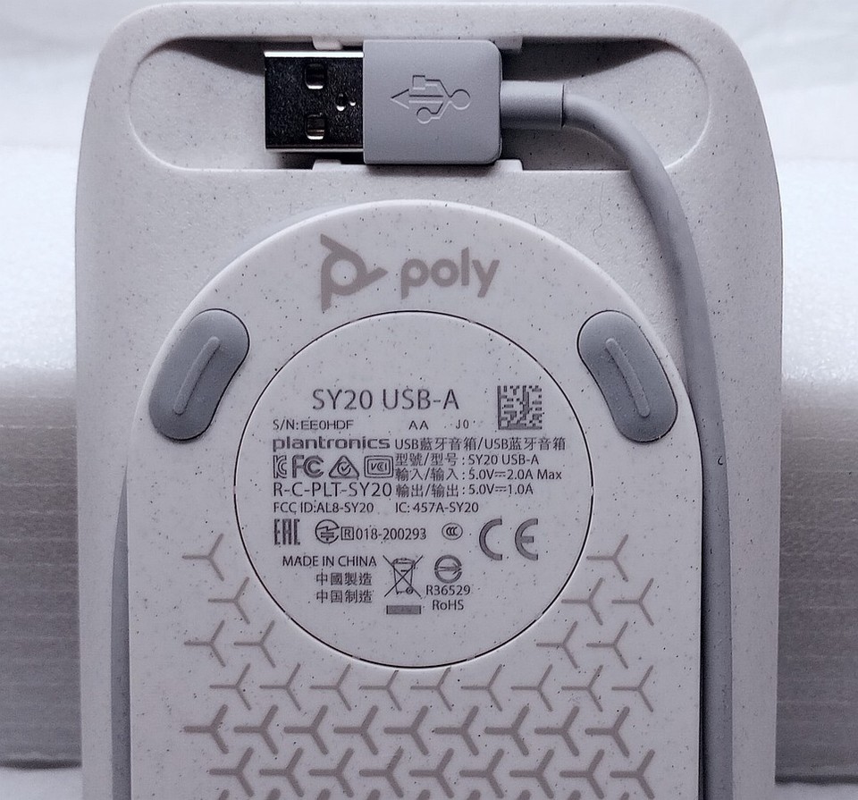 PolyCom Poly Sync 20 USB/BLUETOOTH SMART SPEAKERPHONE 21686601 ...