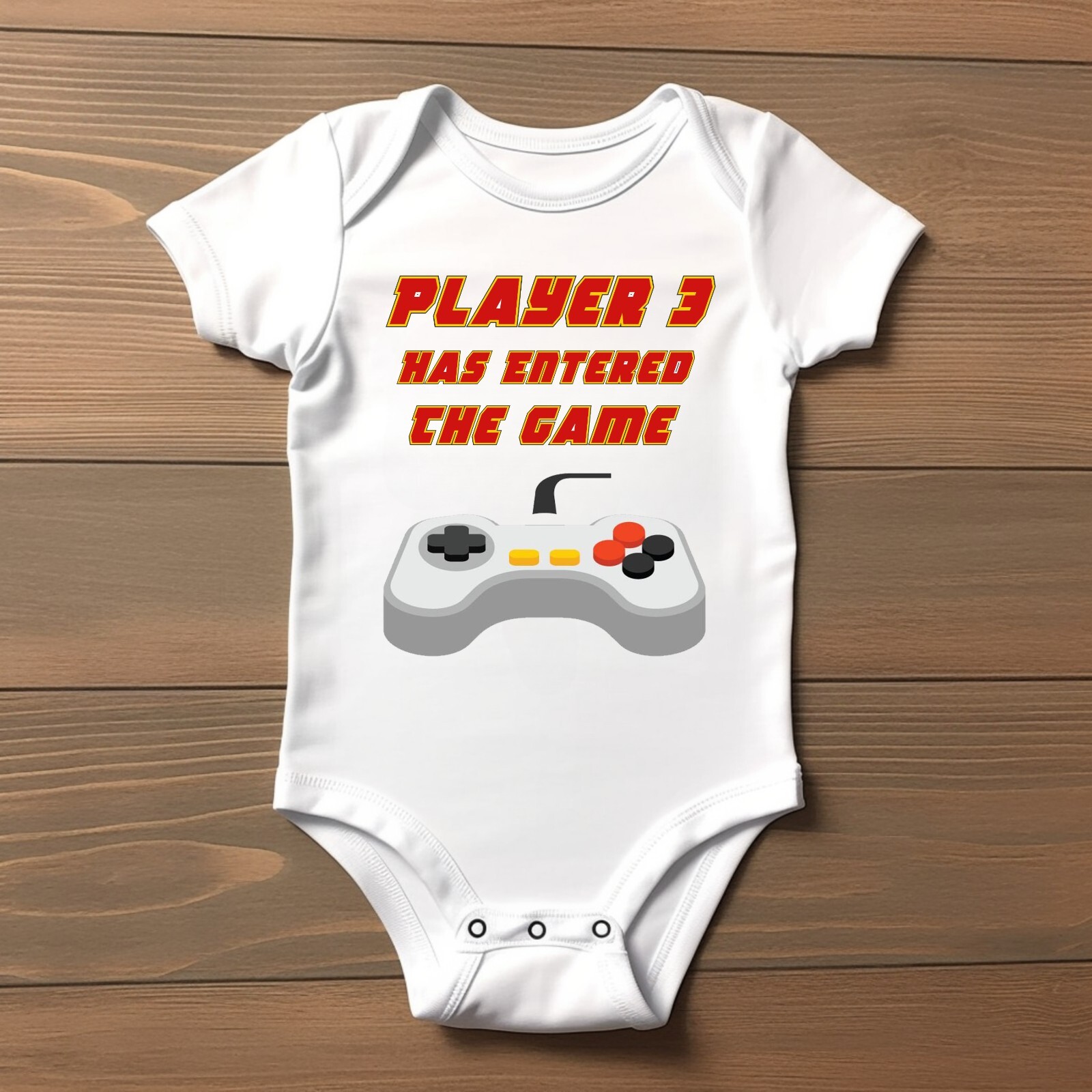 Baby Bodysuit - Player 3 Has Entered The Game Video Game Baby Clothes ...