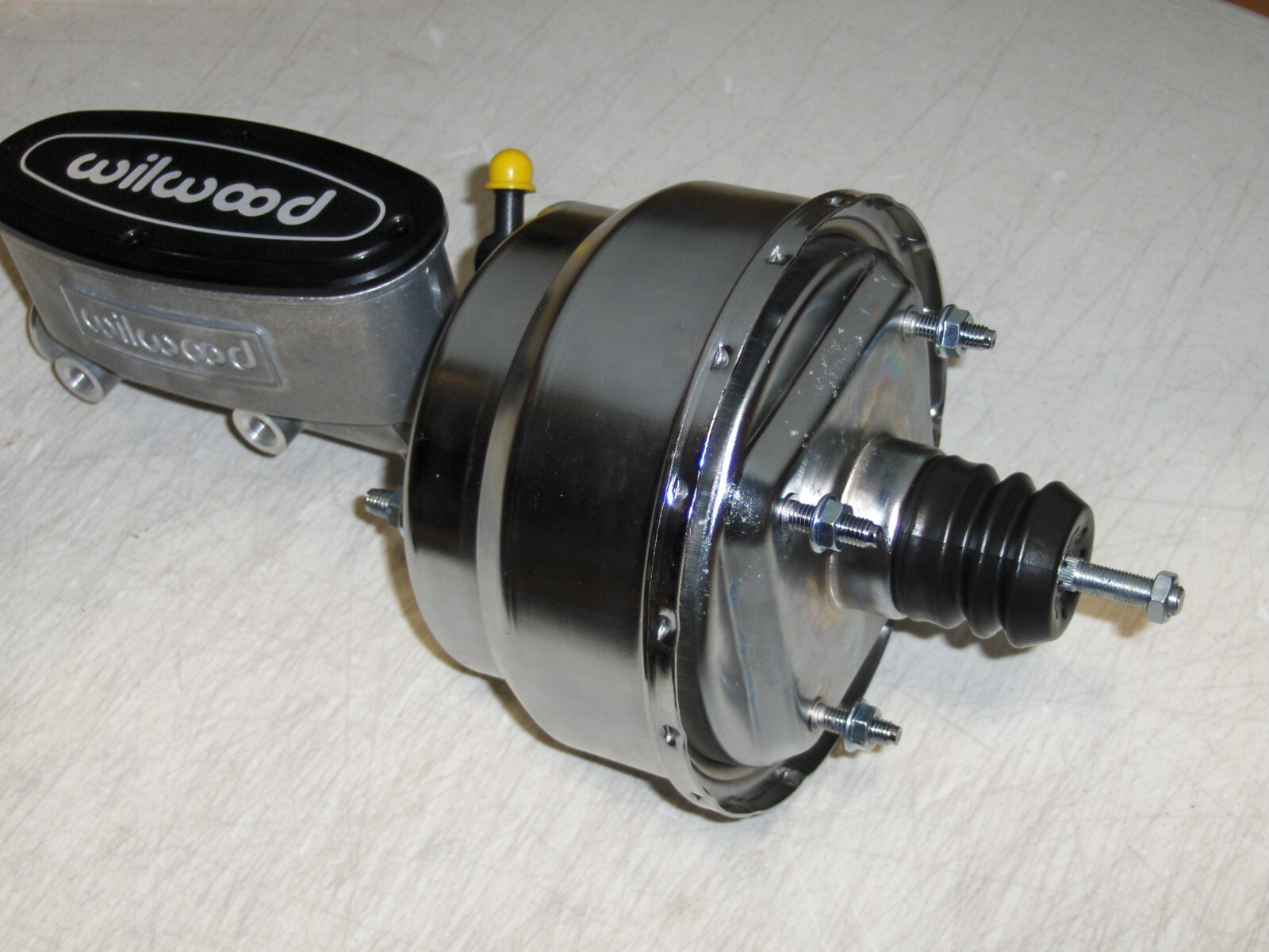 Universal 8" Silver Dual Power Brake Booster Wilwood Master Cylinder ...