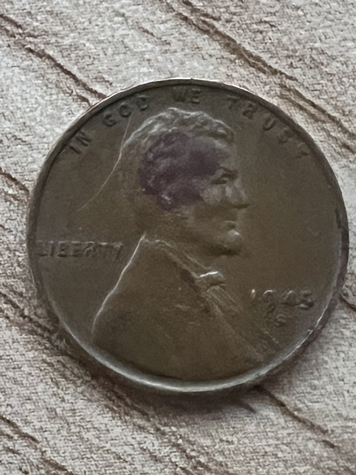 1945 S wheat penny with error | eBay