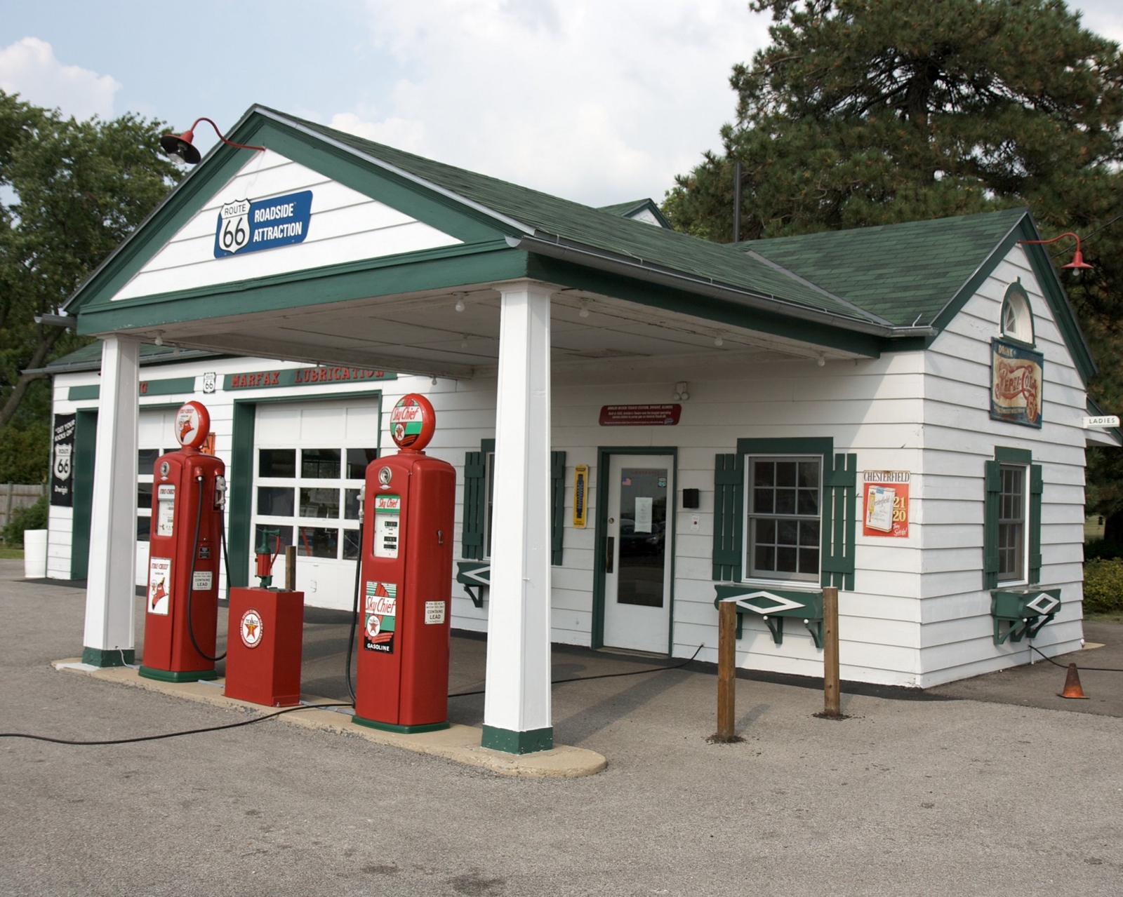 TEXACO Restored "Vintage" Gas Station PHOTO (212-B) | eBay