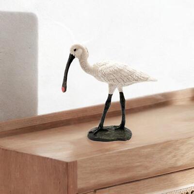 Spoonbill Figurine Home Decor Animals Statue for Living Room Office ...