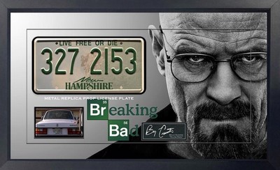 BREAKING BAD HEISENBERG METAL PROP LICENSE PLATE FRAME | eBay