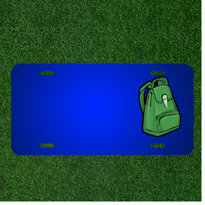 Custom Personalized License Plate With Add Names To Backpack Bag School ...
