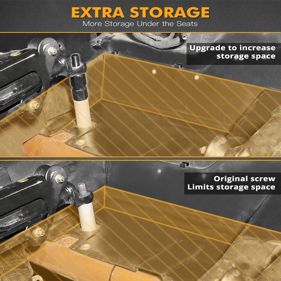 NICECNC 1.77'' Seat Riser 2 Risers Aluminum Alloy For Can-Am Maverick ...