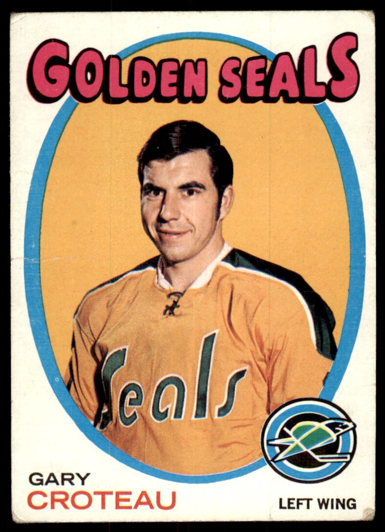 1971-72 TOPPS GARY CROTEAU CALIFORNIA GOLDEN SEALS #17 | eBay
