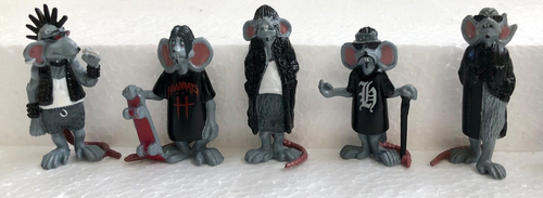 Homies - 5 Homie Hood Rats - the rat figures are from a factory sealed ...
