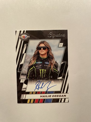 Halie Deegan 2023 Panini Donruss Racing 75th Anniversary Signatures ...