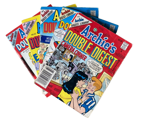 Vintage 90s Archie Comic Lot 1990s Archie's Double Digest Retro ...