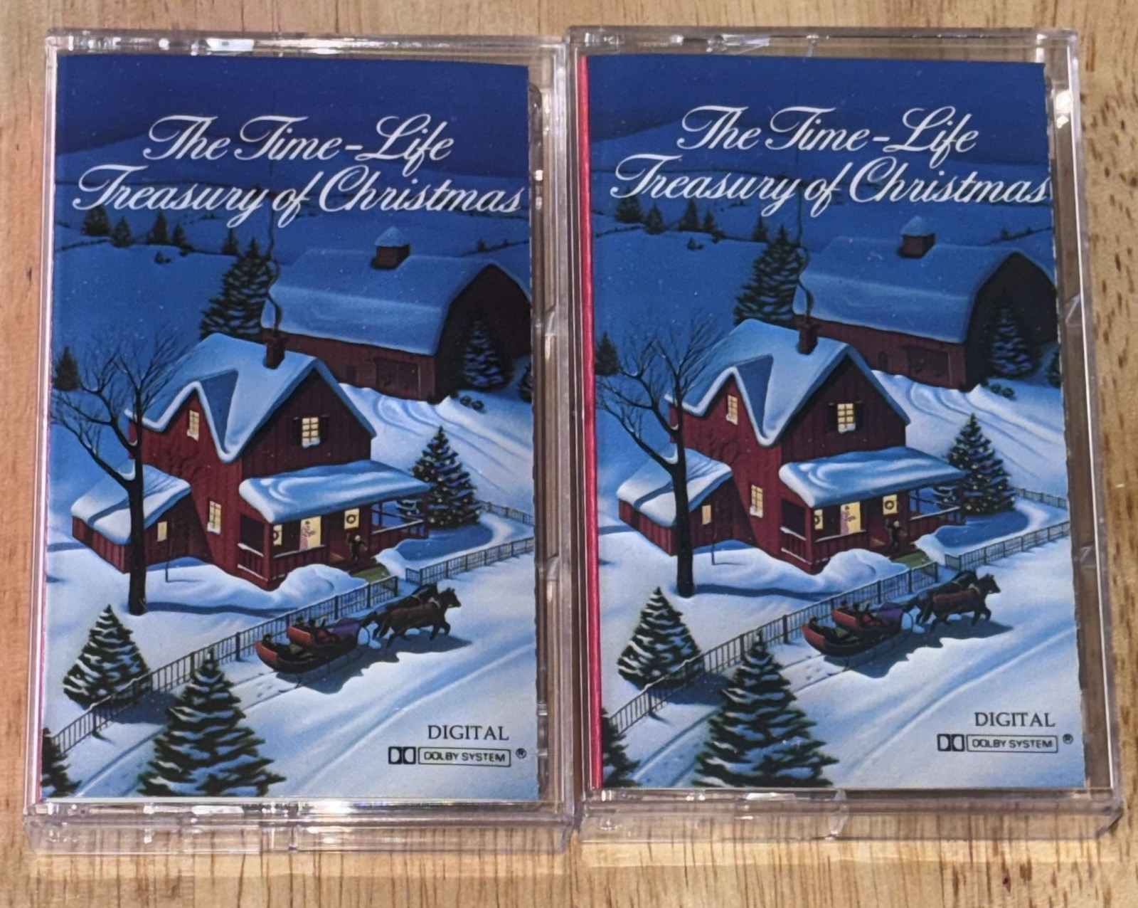 THE TIME LIFE TREASURY OF CHRISTMAS Music Cassette Tapes PART 1 & 2 EUC ...