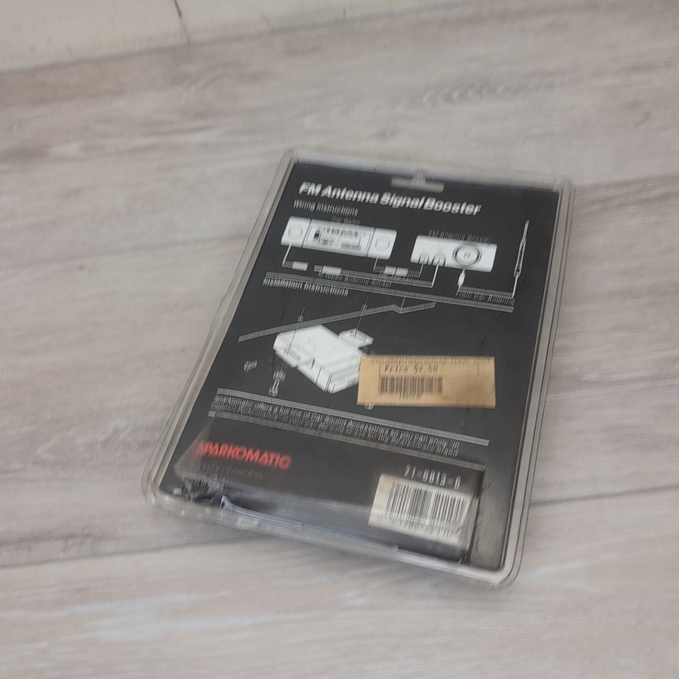 Vintage Sparkomatic SB10 FM Antenna Signal Booster 15 dB Gain New Bad ...