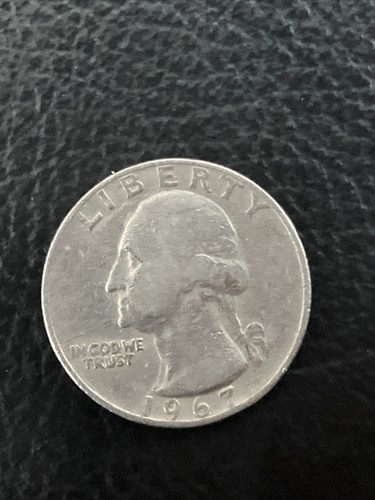 1967 Washington Quarter- No Mint Mark Letters and Date on Rim ERROR ...