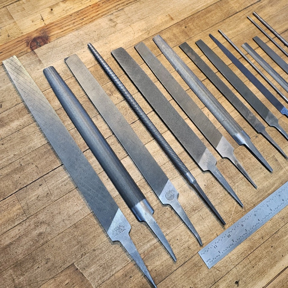 MACHINIST Tools Metal Files SET ☆ SIMONDS/NICHOLSON Rasps ☆SHARP ...