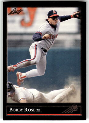 1992 Leaf #250 Bobby Rose Black Gold | eBay