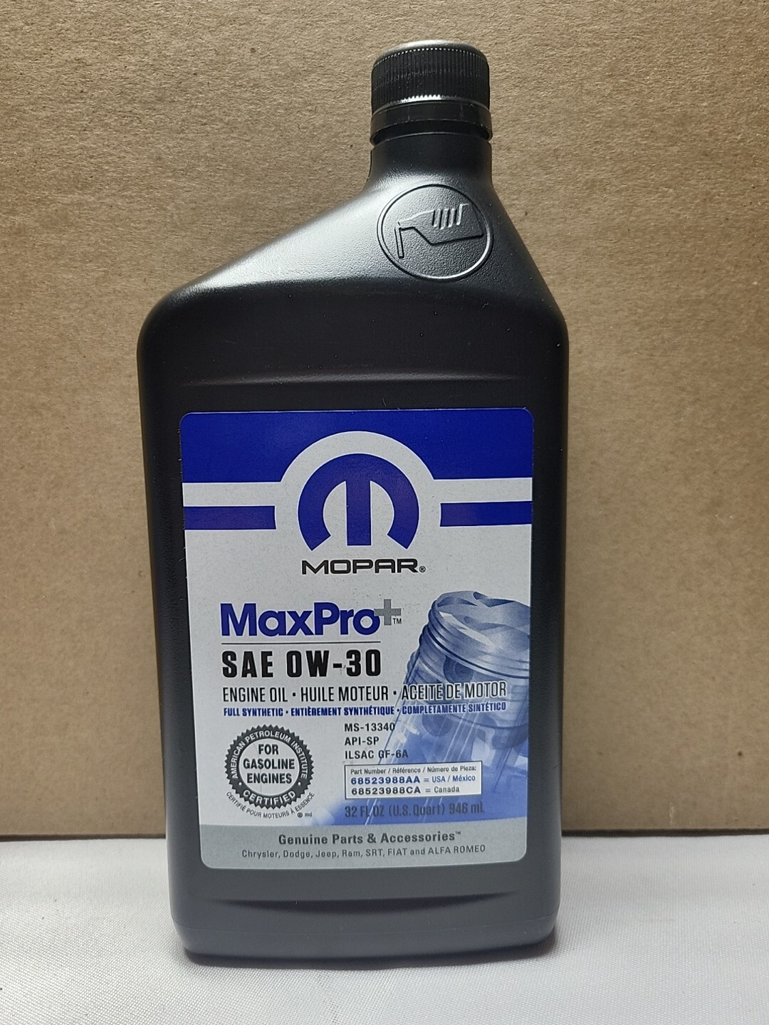 Mopar 68523988AA - Engine Oil for sale online | eBay