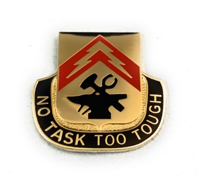🌟US Army 215th Support Battalion Pin, Unit Crest Insignia DUI No Task ...