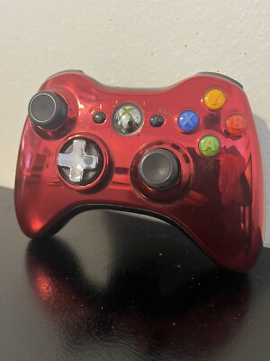 Red Chrome Xbox 360 Controller