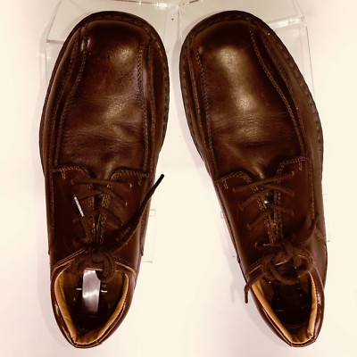 Dockers Men’s Trustee Brown Leather Lace-Up Oxford Casual Dress Work ...