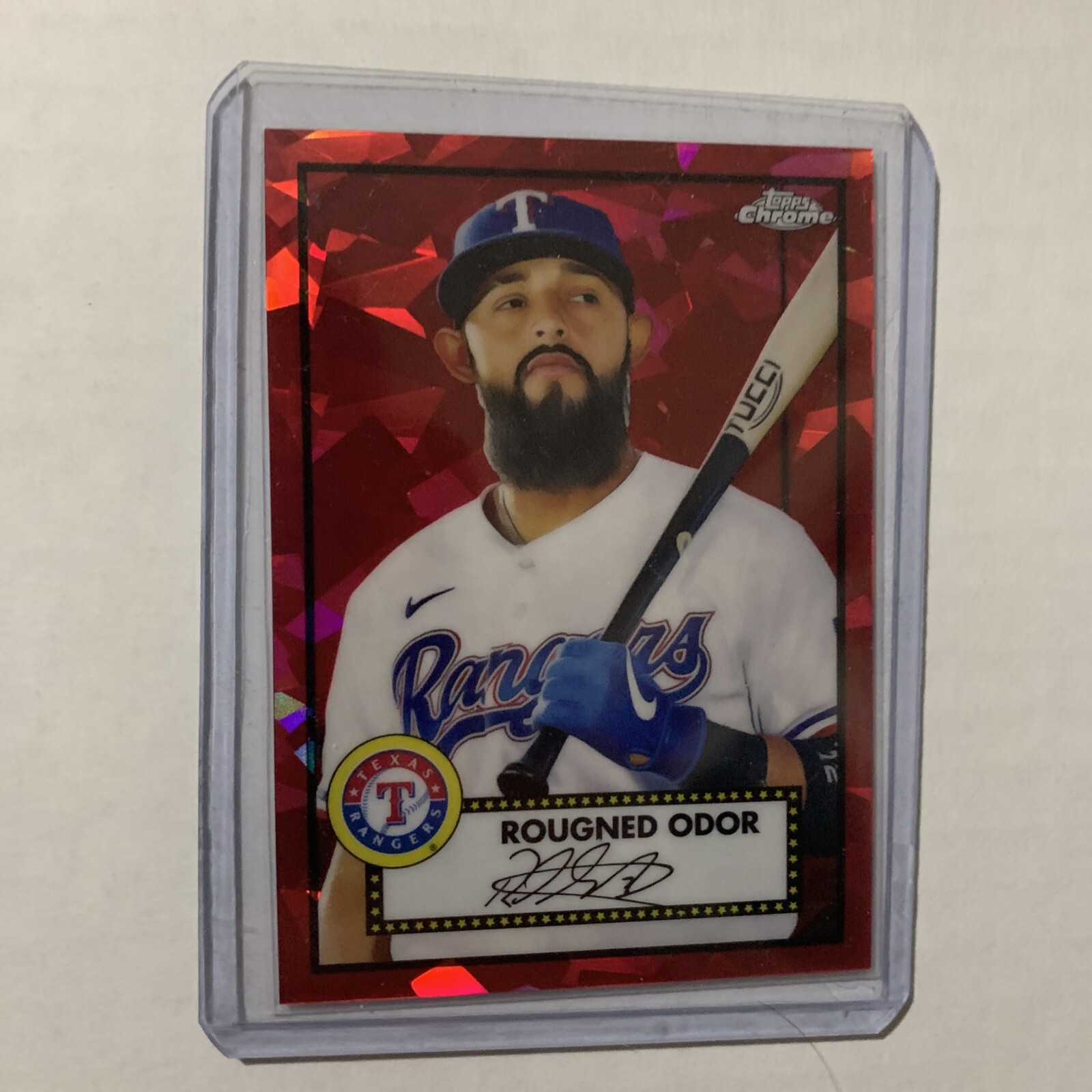 2021 Topps Chrome Platinum Anniversary Red Atomic Rougned Odor /100 ...