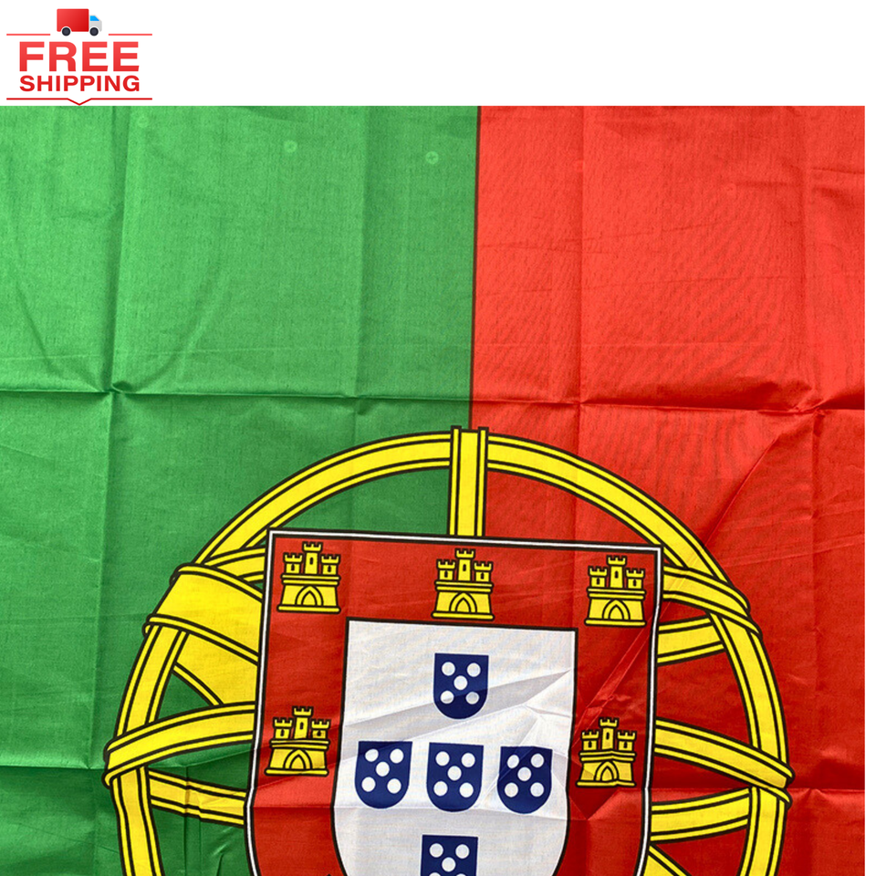 Portugal Flag Large Outdoor Indoor Heavy Duty 150X90cm National Banner ...