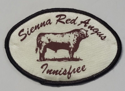 Sienna Red Angus Innisfree Patch 2.75"X4" Beef Cow Alberta Canada | eBay