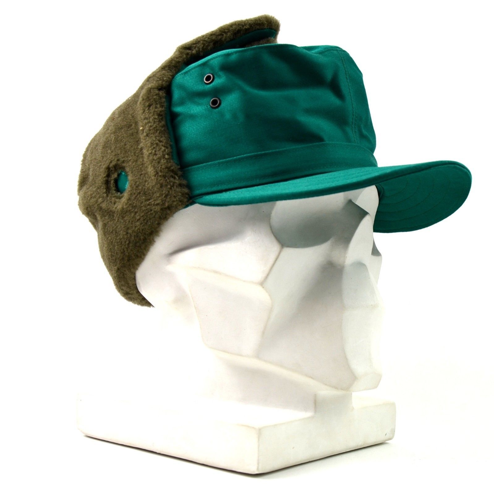Genuine Austrian Army Military Winter Cap Austria hat NEW Green ...