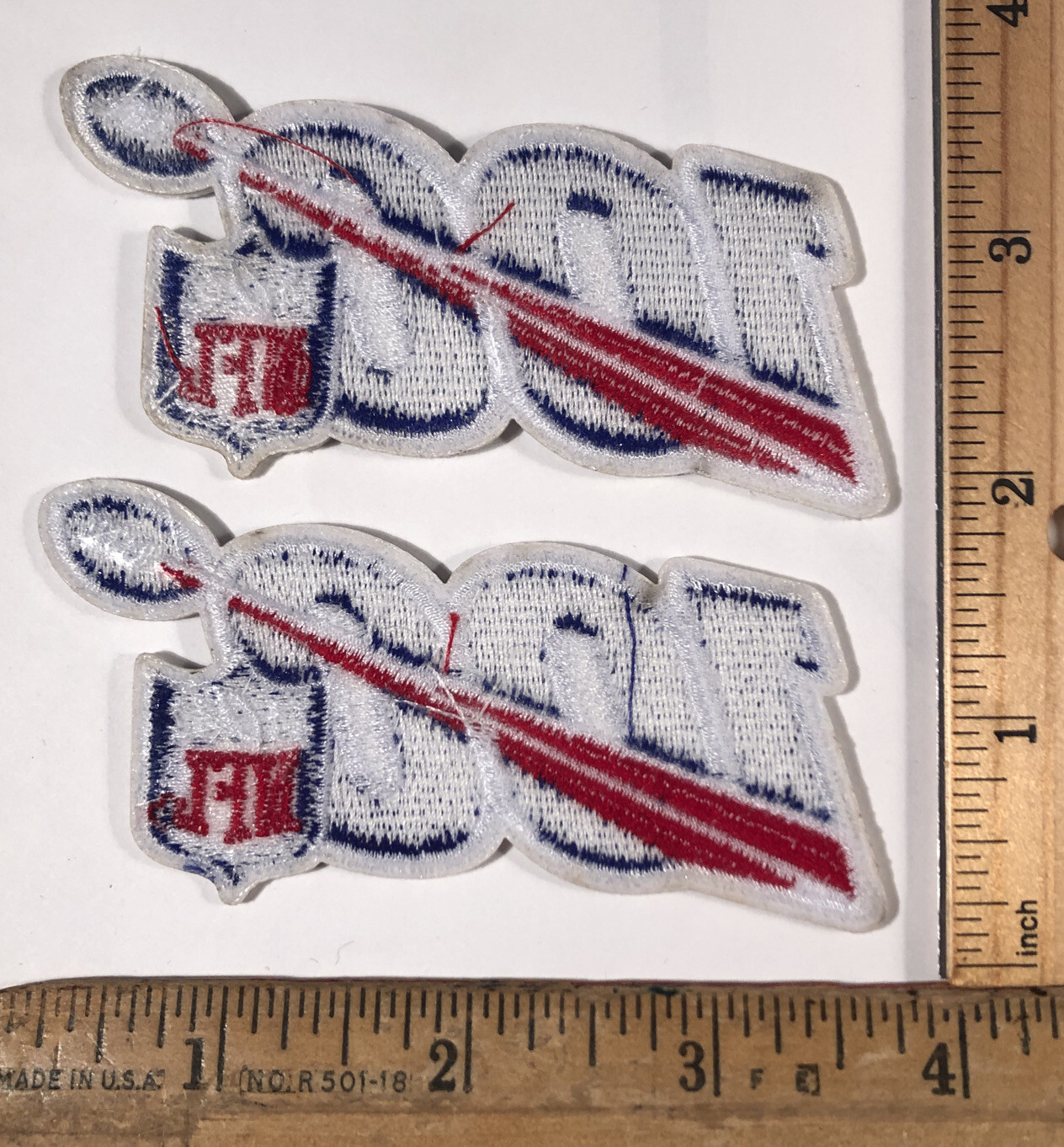 Lot Of 2 NFL 100th Anniversary Shield Logo Patches Football 3.5” Iron ...