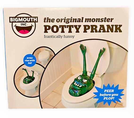 The Original Toilet Monster GaG Prank Potty Bathroom Joke - BigMouth ...