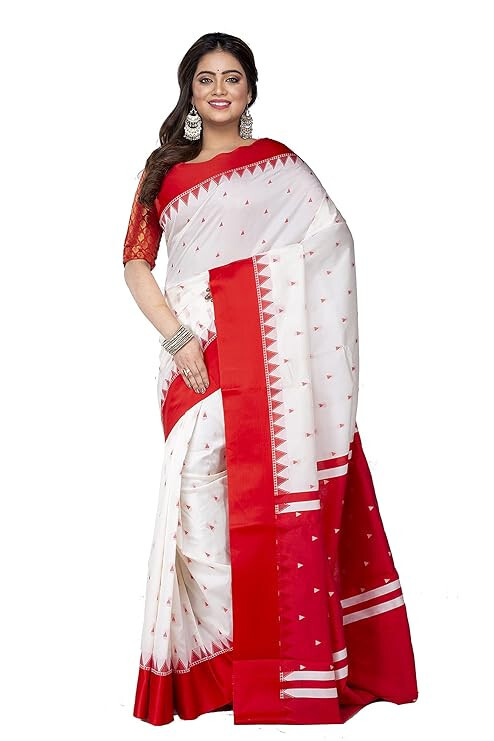 Women Handloom Pure Kanjivaram Silk Soft Garod Saree | eBay UK