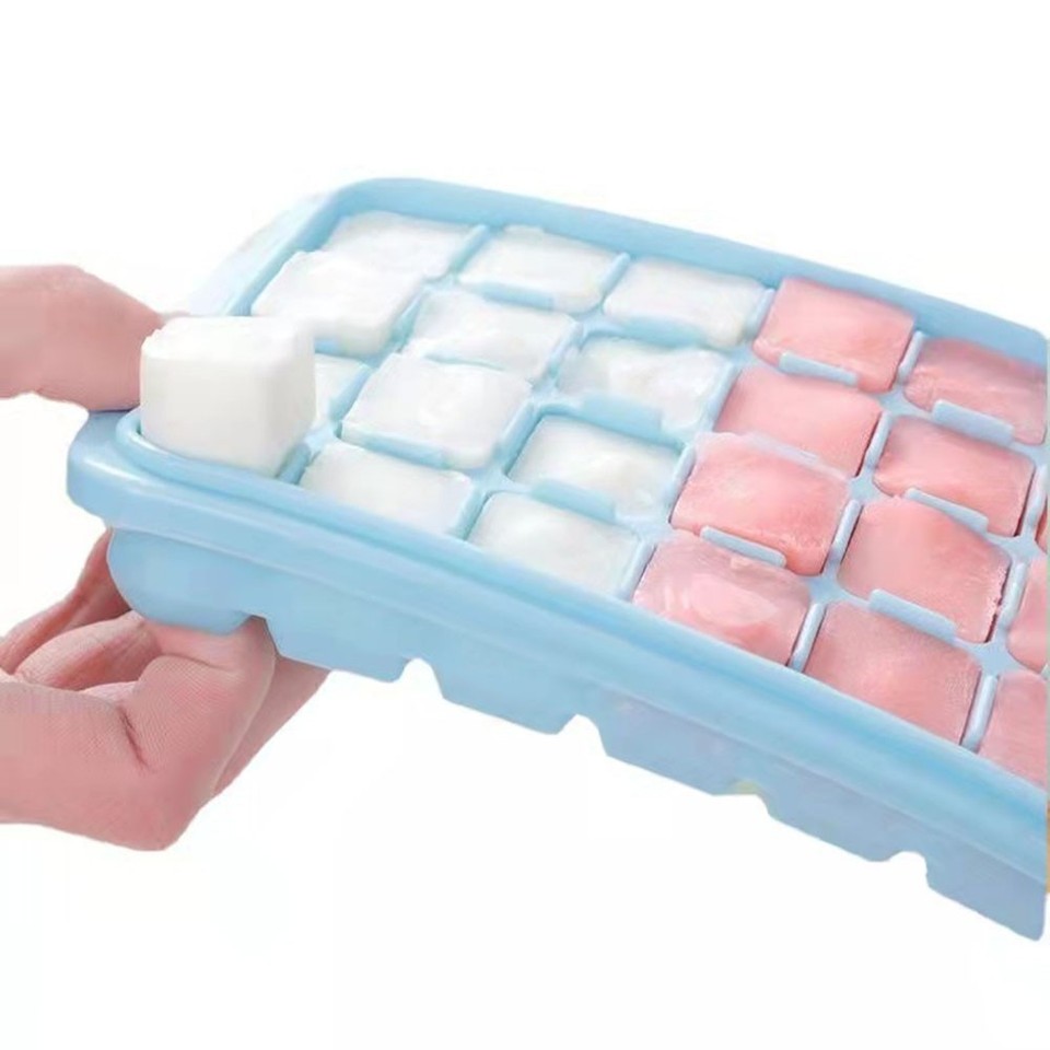 Plateau cube glace en silicone souple compact et facile lib rer avec couv | eBay