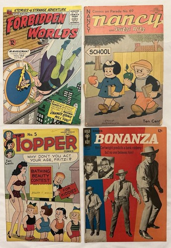 2 Golden Age -2 Others- Nancy, Topper, Bonanza, Forbidden Worlds | eBay