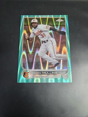 2022 Topps Chrome Sonic Aqua RayWave Refractor /199 Cedric Mullins #120 ...