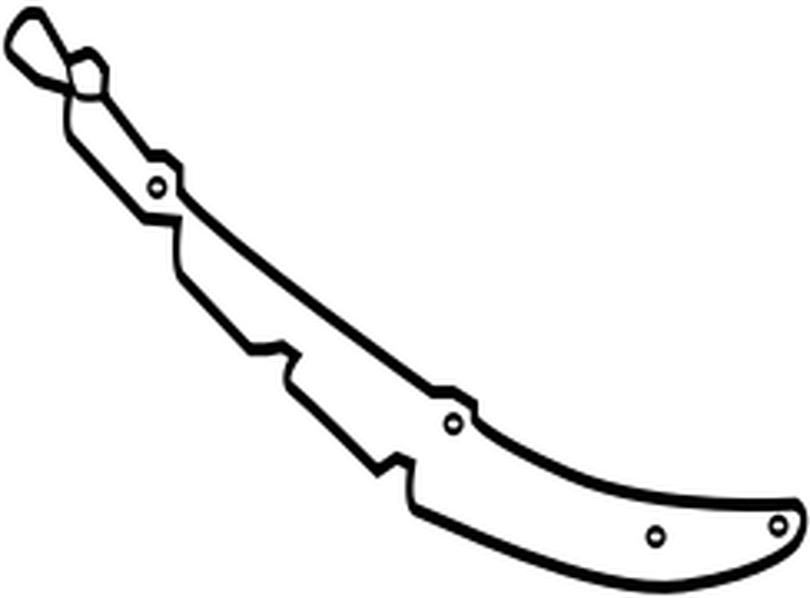 96013-9PF0A Nissan Air spoiler front,lh 960139PF0A, New Genuine OEM ...