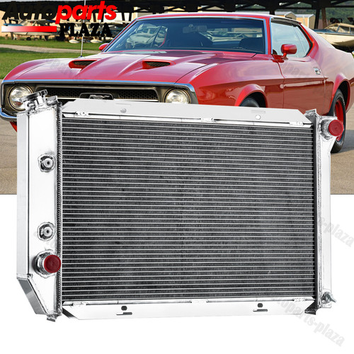 Aluminum 3-Row Radiator for Ford 1971-1973 Mustang Fairlane Torino LTD ...