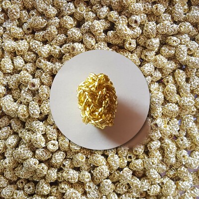 Vintage Handmade Small Miniature Moroccan Knots Ball Tie Buttons 5 mm ...