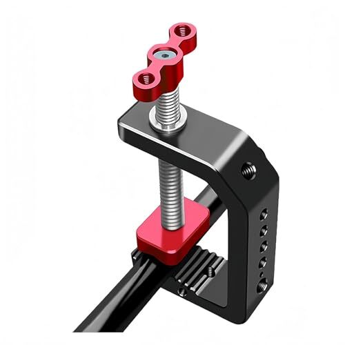 C Clamp Camera Clamp Mount with 1/4’’ and 3/8’’ Threaded Holes - 2.44 ...
