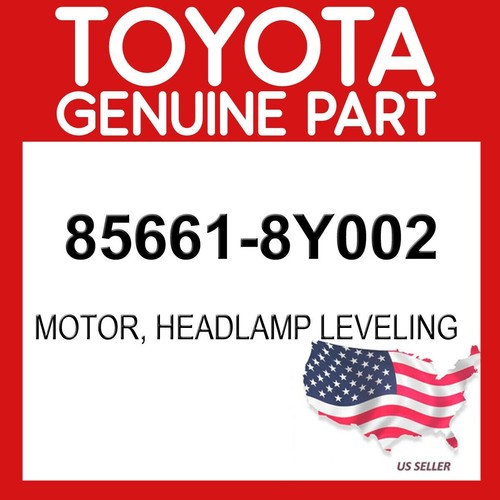 TOYOTA GENUINE OEM 85661-8Y002 MOTOR, HEADLAMP LEVELING 856618Y002 | eBay