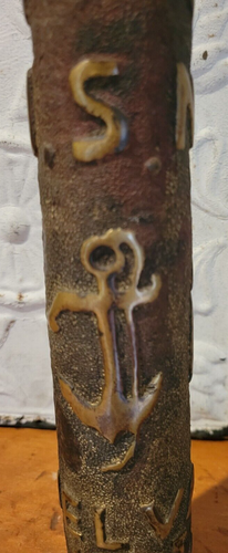 Antique WW2 Shell Trench Art US Navy 1945 WOW PIECE !! | eBay