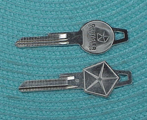 Set of 4 NOS Mopar 1964 1965 1966 Plymouth Dodge CHRYSLER Imperial Key ...