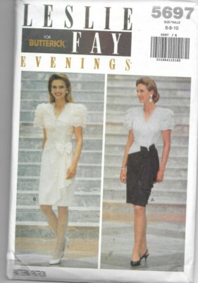 Butterick #5697 Dynasty Style Evening Dress Size 6-10 - UNCUT | eBay