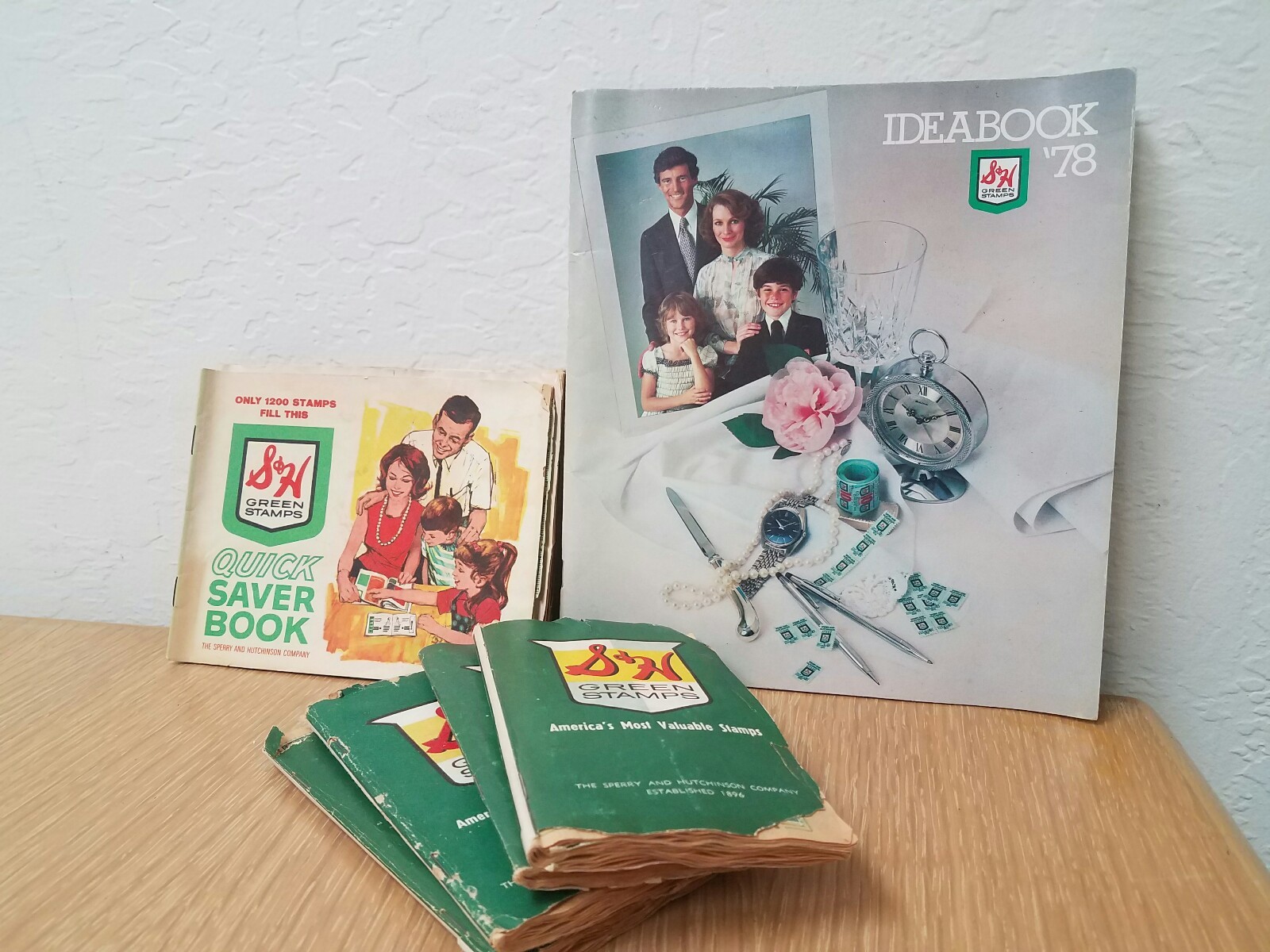 Lot Of 9 S&H Green Stamps Books Pads Full plus S&H Idea Book Catalog | eBay
