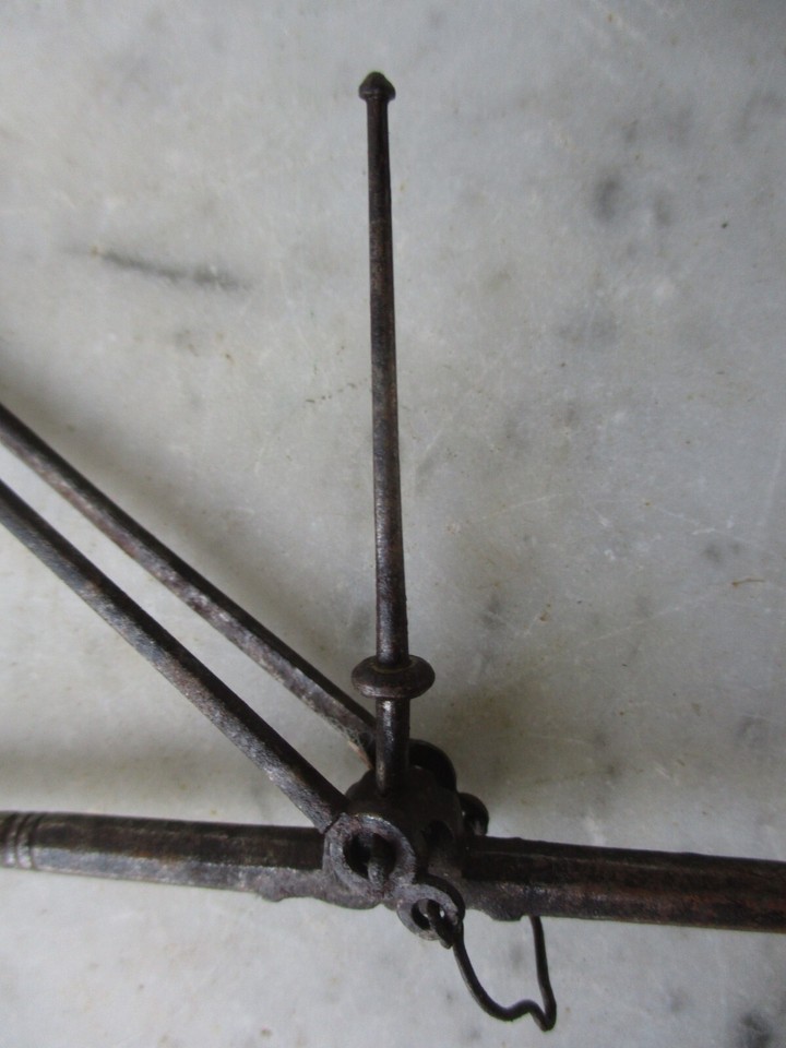 Antique Handmade Iron Ornated Old Portable Colonial Scale Diamond ...