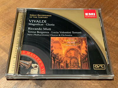 Vivaldi Magnificat & Gloria RICCARDO MUTI EMI CLASSICS MINT ...