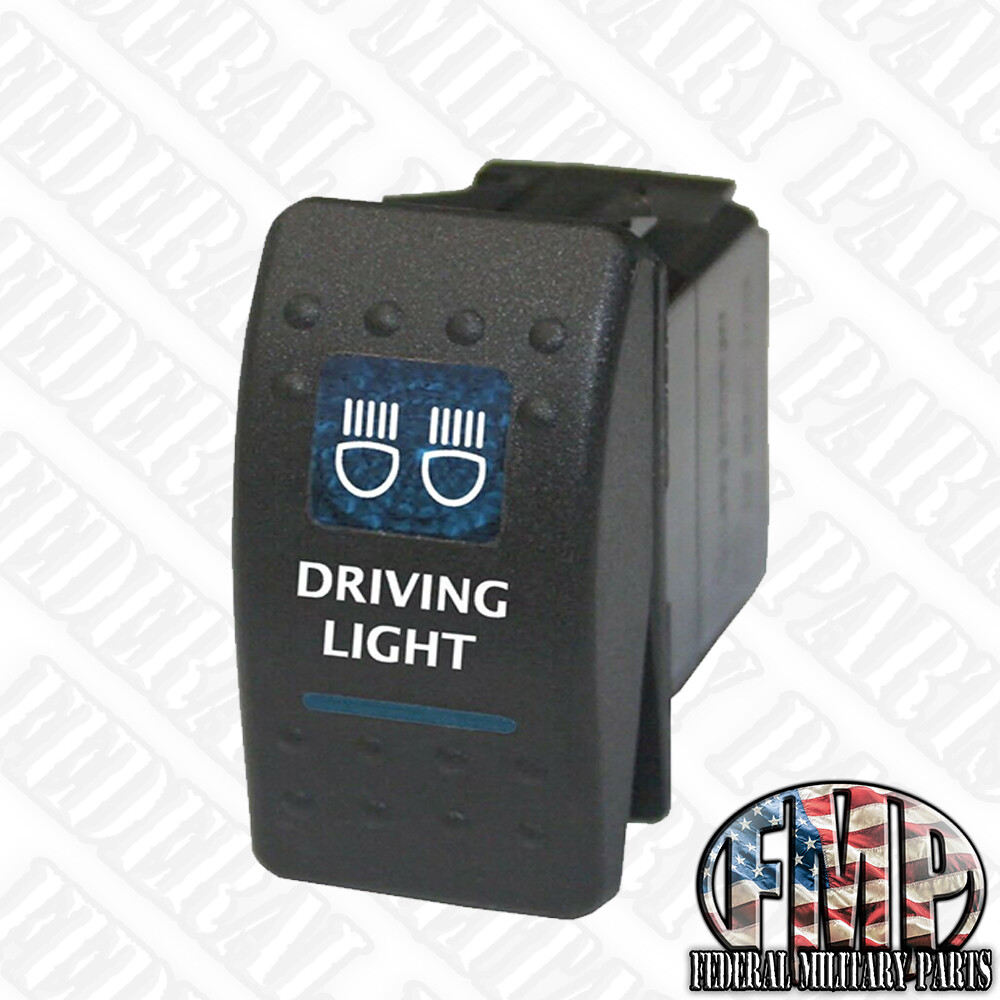 MILITARY HUMVEE ROCKER SWITCH 24V - DRIVING LIGHTS - M998 M1038 M1025 ...