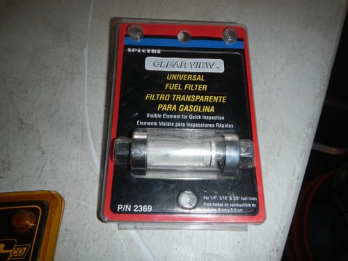 Spectre 2369 Clear Reusable Carburetor Fuel Filter For 1/4", 5/16", 3/8 ...
