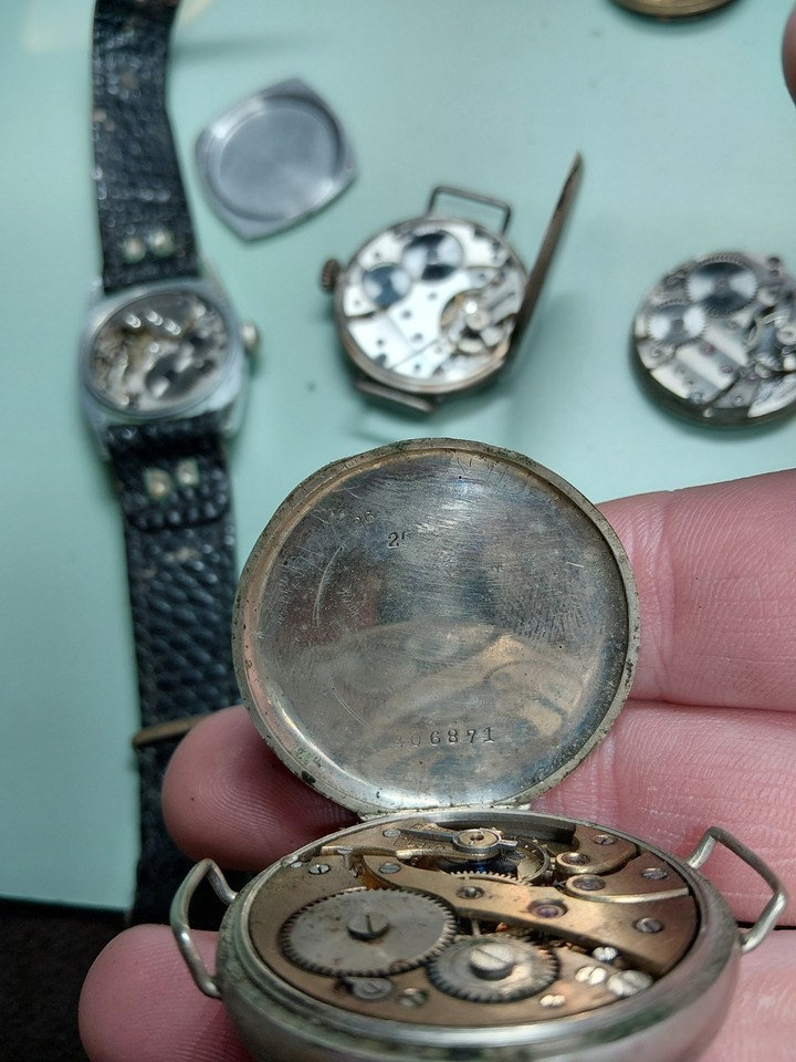 Rare WW1 Trench Watch Lot Of Unusual Dials Black Rare | eBay