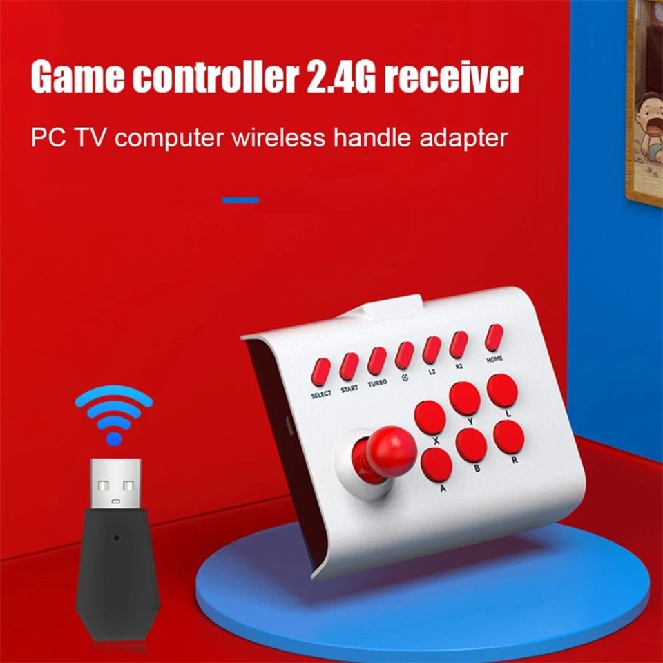 USB Adapter Replacement 2.4G Game Console USB Dongle Receiver ...